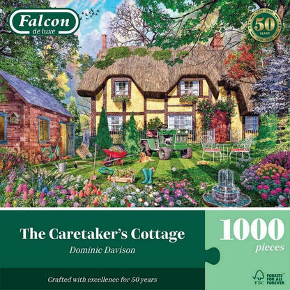 Falcon De Luxe - The Caretakers Cottage - 1000 Piece Jigsaw Puzzle ...