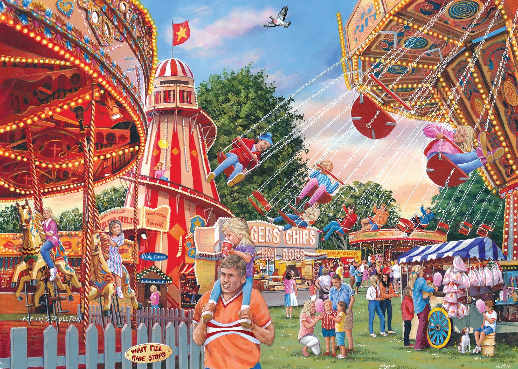 House of Puzzles - Fun at the Fair No 28 - 1000 Piece Jigsaw Puzzle ...