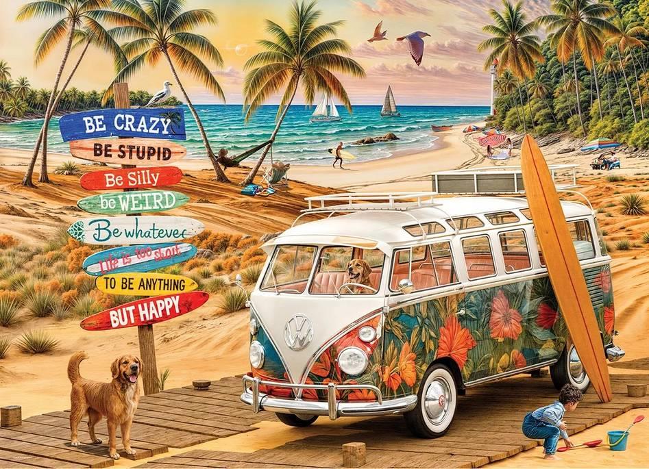 Eurographics - VW Be Happy - 1000 Piece Jigsaw Puzzle – The Yorkshire ...