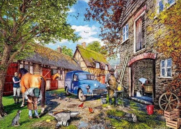 Falcon de Luxe - Blacksmiths Cottage - 1000 Piece Jigsaw Puzzle – The ...