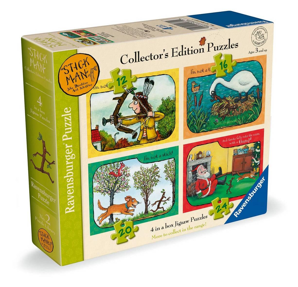 Ravensburger - Gruffalo & Friends Collection - Stickman - 4 in a Box J ...