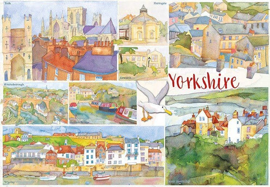 Great British Jigsaws - Yorkshire - 1000 Piece Jigsaw Puzzle - The ...