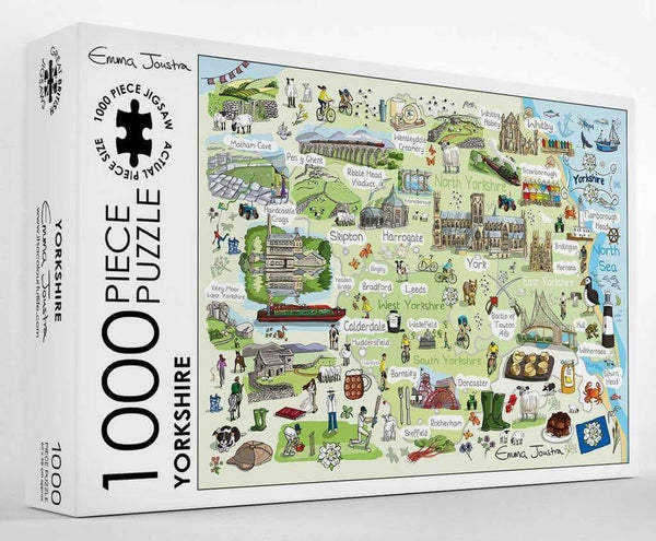 Great British Puzzles - Yorkshire - 1000 Piece Jigsaw Puzzle ...