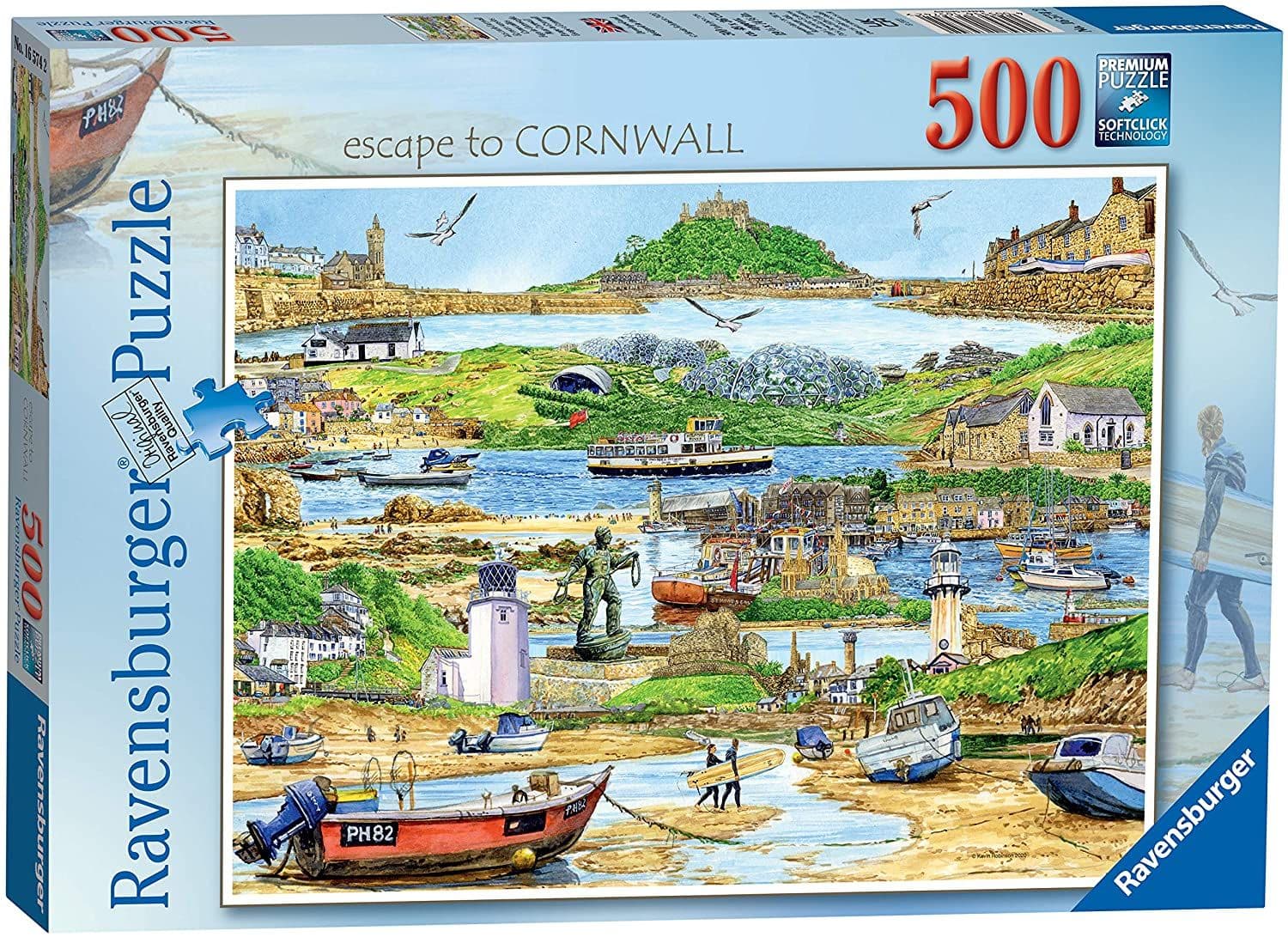 Ravensburger - Escape to Cornwall- 500 Piece Jigsaw Puzzle - The ...